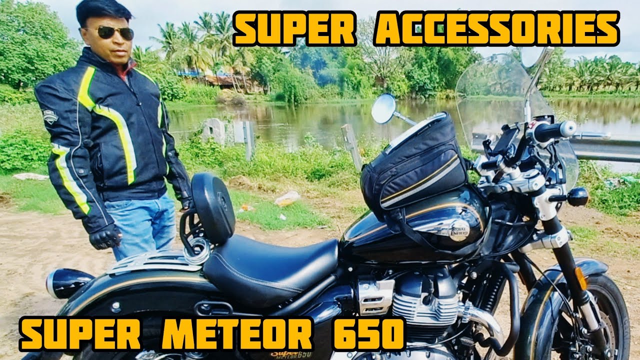 Ride with Super accessories of Super-meteor-650 #Supermeteor650 # ...