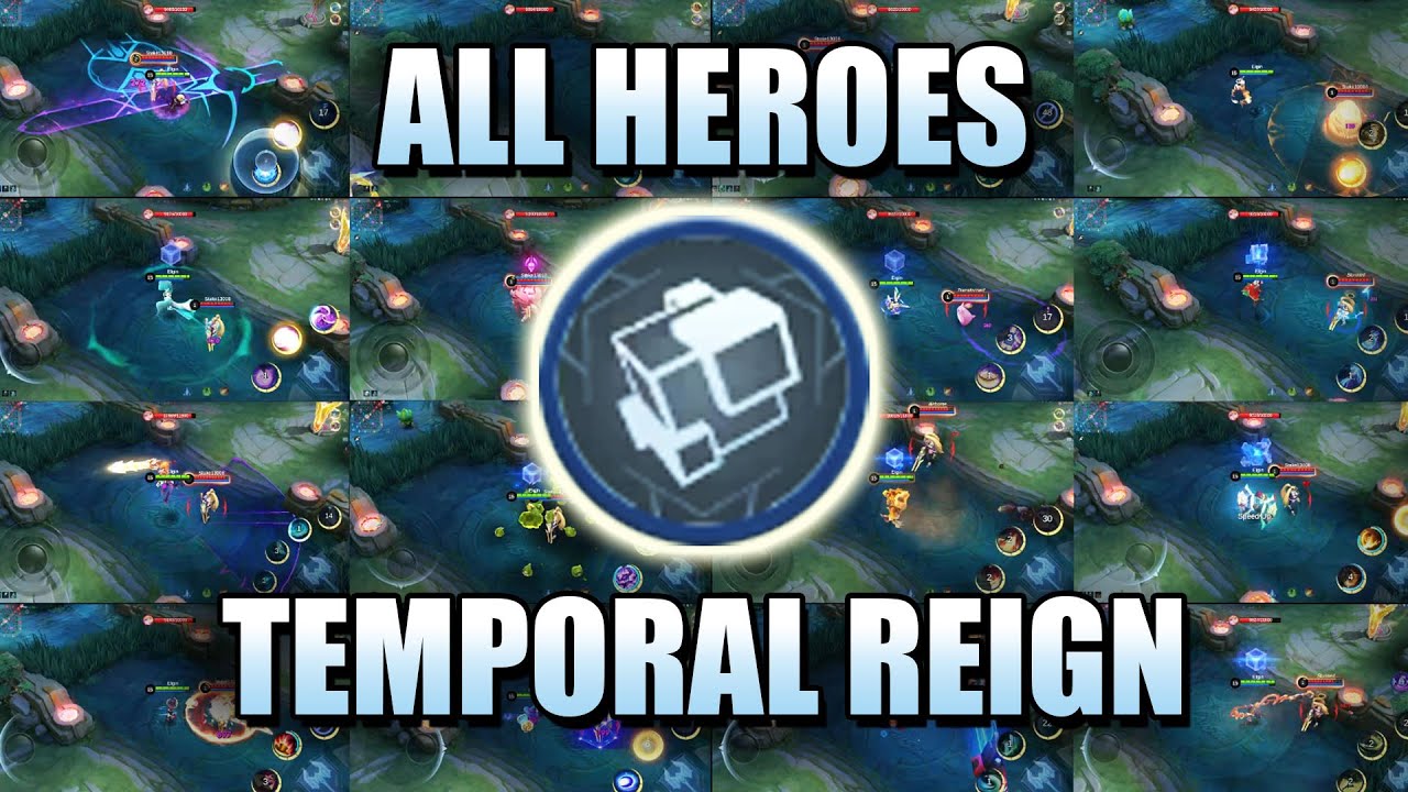 ALL HEROES USING TEMPORAL REIGN - EASY COOLDOWN REDUCTION - YouTube
