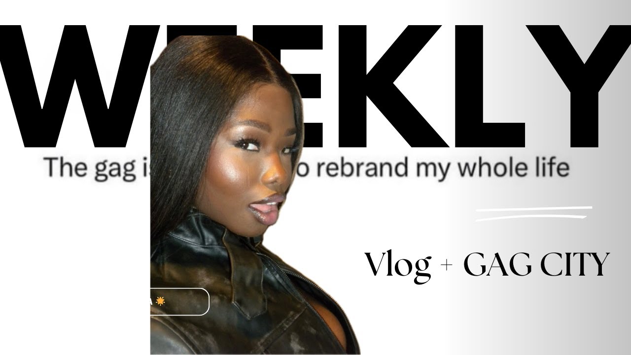 WEEKLY VLOG + GAG CITY + pilates - YouTube