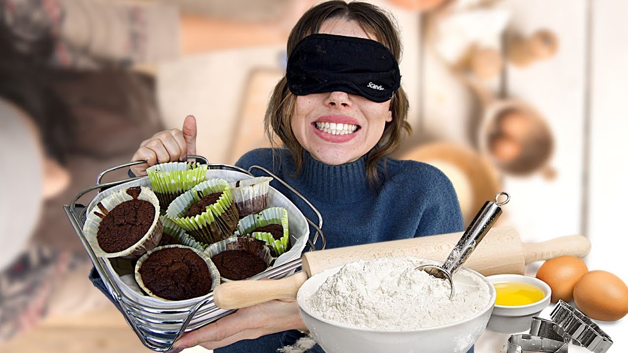 FÖRSÖKER BAKA MUFFINS UTAN ATT SE NÅGOT - YouTube