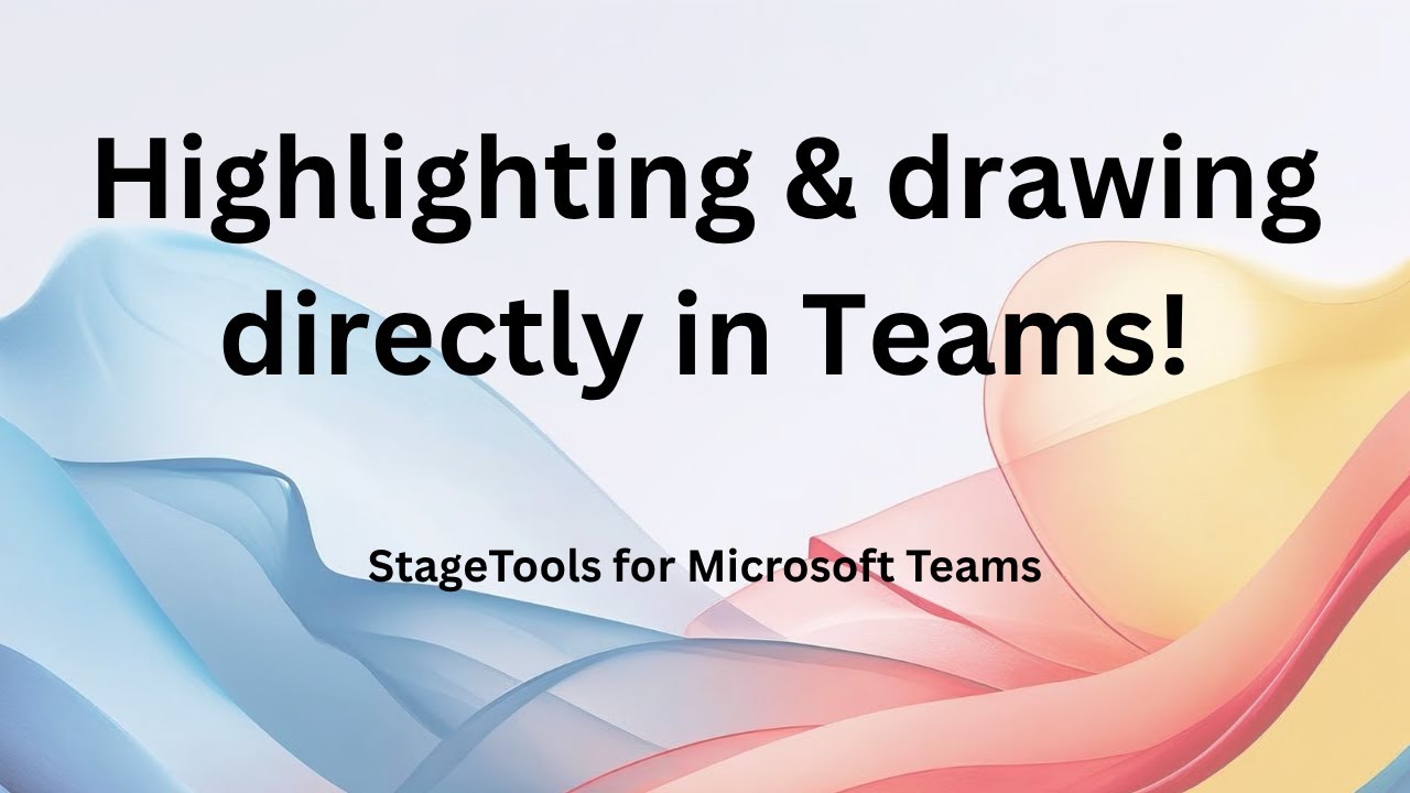 Highlighting and drawing directly in Microsoft Teams meetings! - YouTube