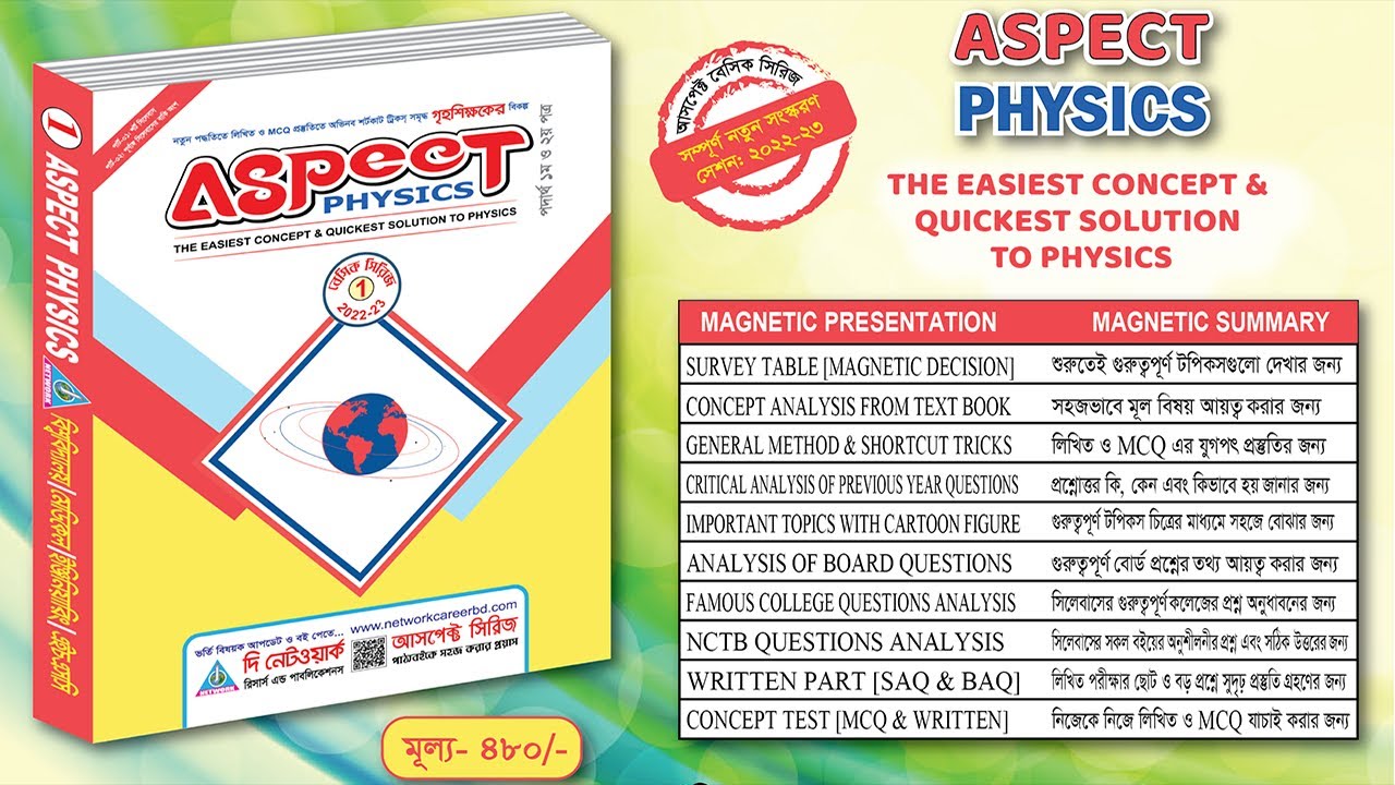Aspect Physics 2022-23 Edition - আসপেক্ট ফিজিক্স ২০২২-২৩ এডিশন নিয়ে কথা বলেন - হোসেন ভাইয়া ...