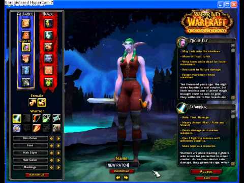 WoW-Warrior night elf warrior/hunter glitch - YouTube