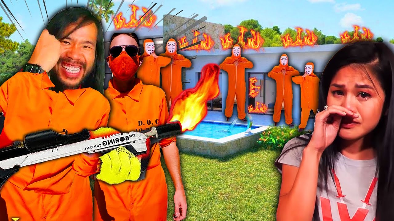 MELVIN PZ9 & AGENT PETERS BURNED DOWN SPY NINJAS SAFE HOUSE!! 100 ...