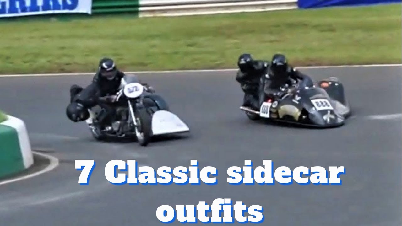 Classic Sidecar racing outfits - YouTube