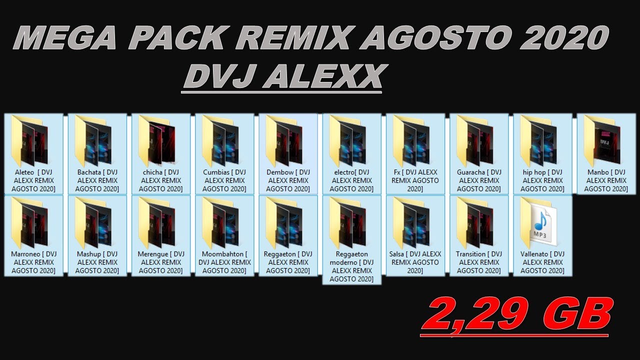 MEGA PACK REMIX AGOSTO 2020 - YouTube