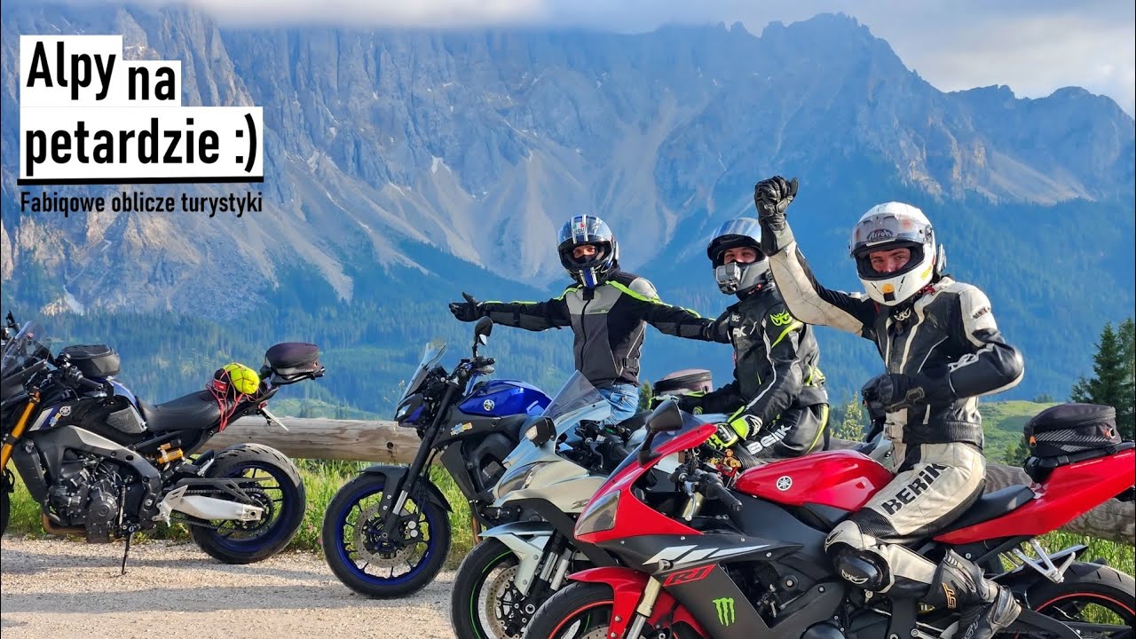Motocyklem Alpy na Petardzie wycieczka z FabiqMoto 24.01 - YouTube