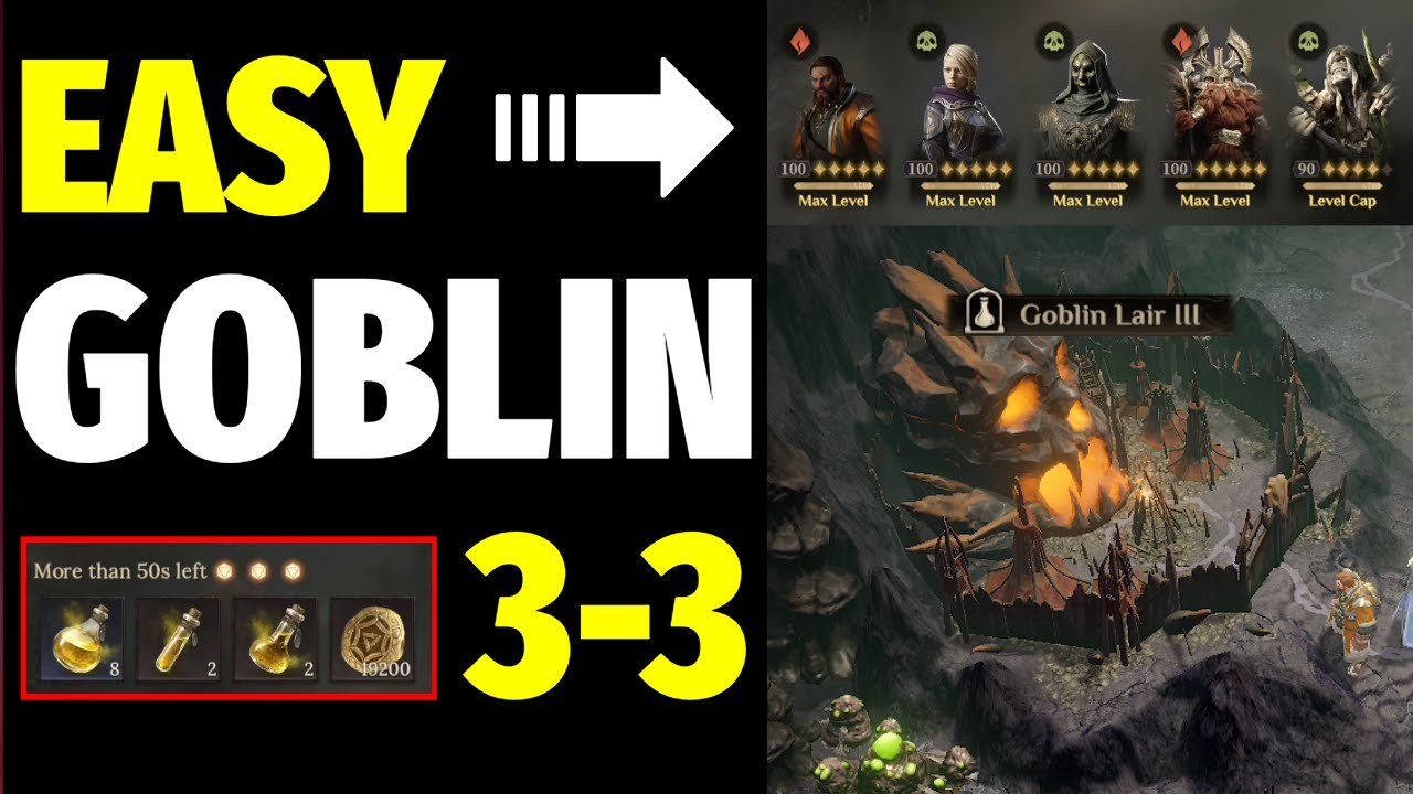 Best Goblin Lair 3 team & gear | Dragonheir: Silent Gods 3 star 3-3 ...