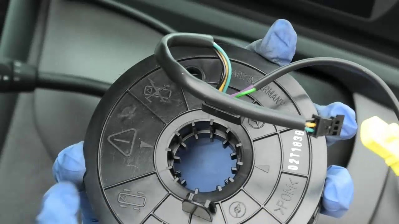 Mercedes CLK230 2002 steering angle sensor removal and replacement ...