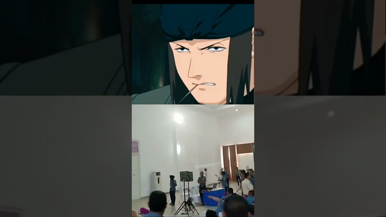 Genma Sensei From Konoha Vs The Real Genma Sensei from indonesia - YouTube