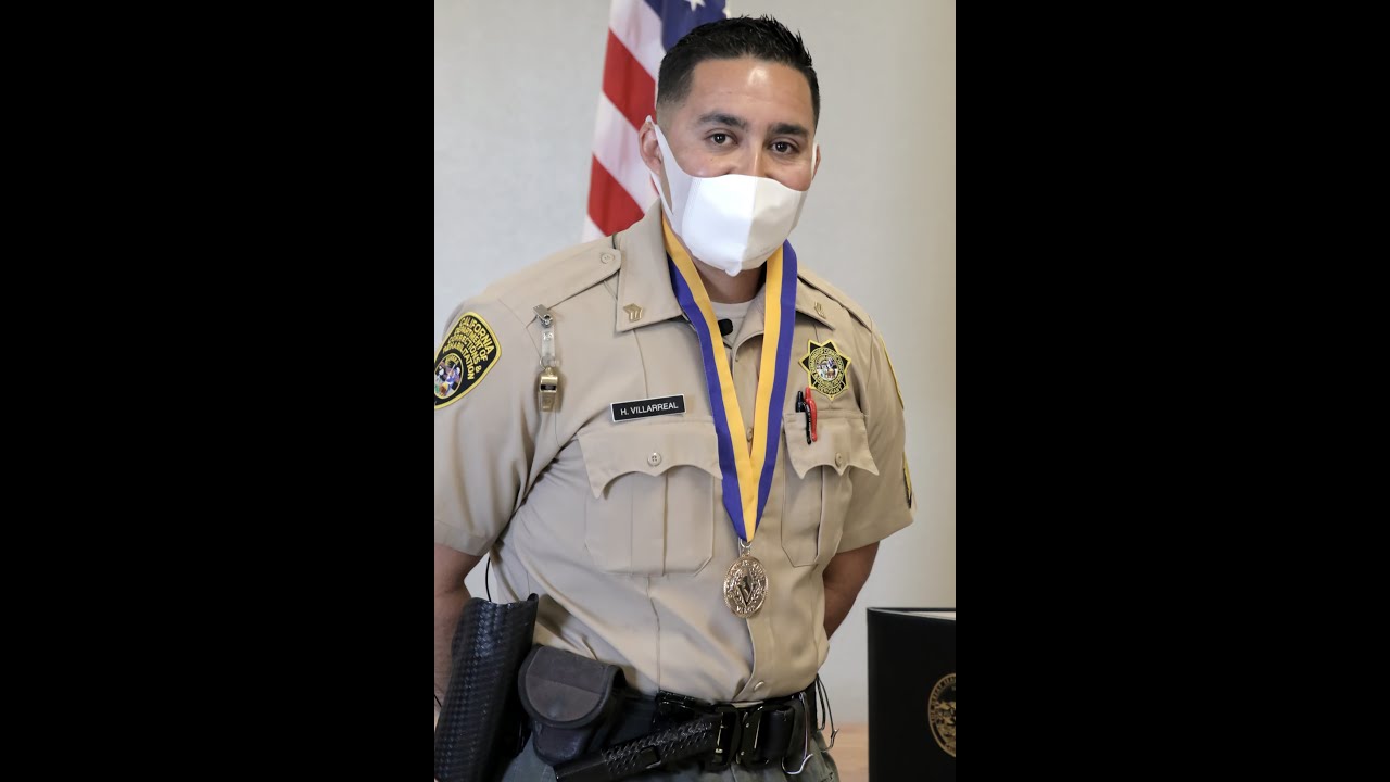 CDCR Sergeant Villarreal honored for heroism - YouTube