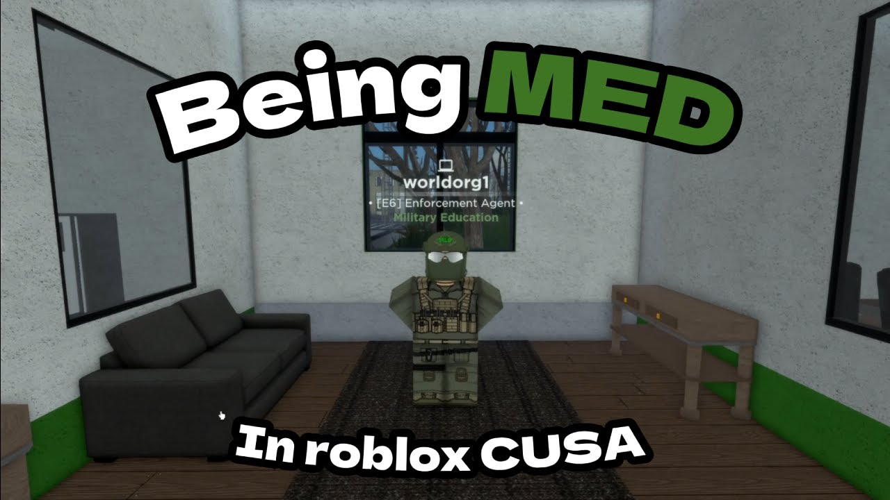 How feels like to be MED | Roblox CUSA - YouTube