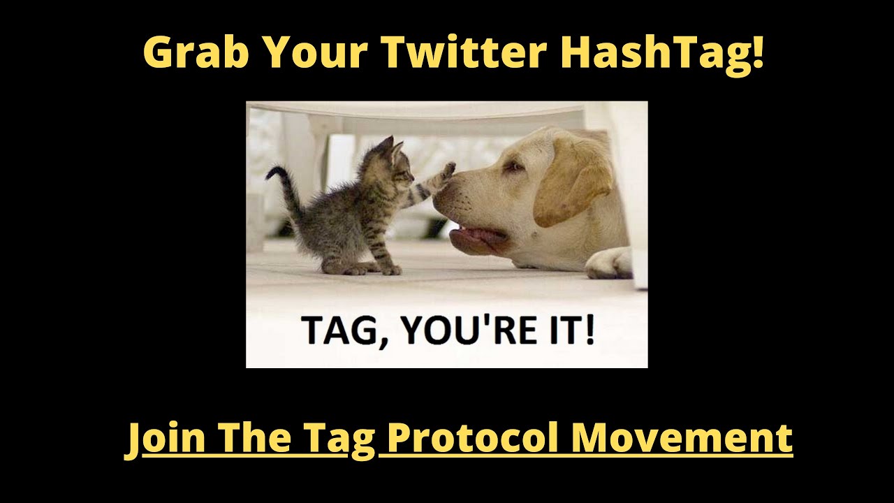 What is TAG Protocol - Tag You Are It! Make $$$ With Your Twitter ...