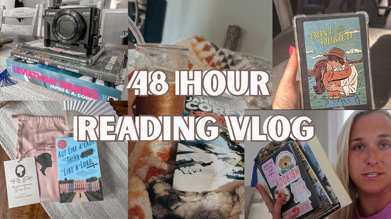 48 HOUR READING MARATHON | reading almost 500 pages 😳 - YouTube