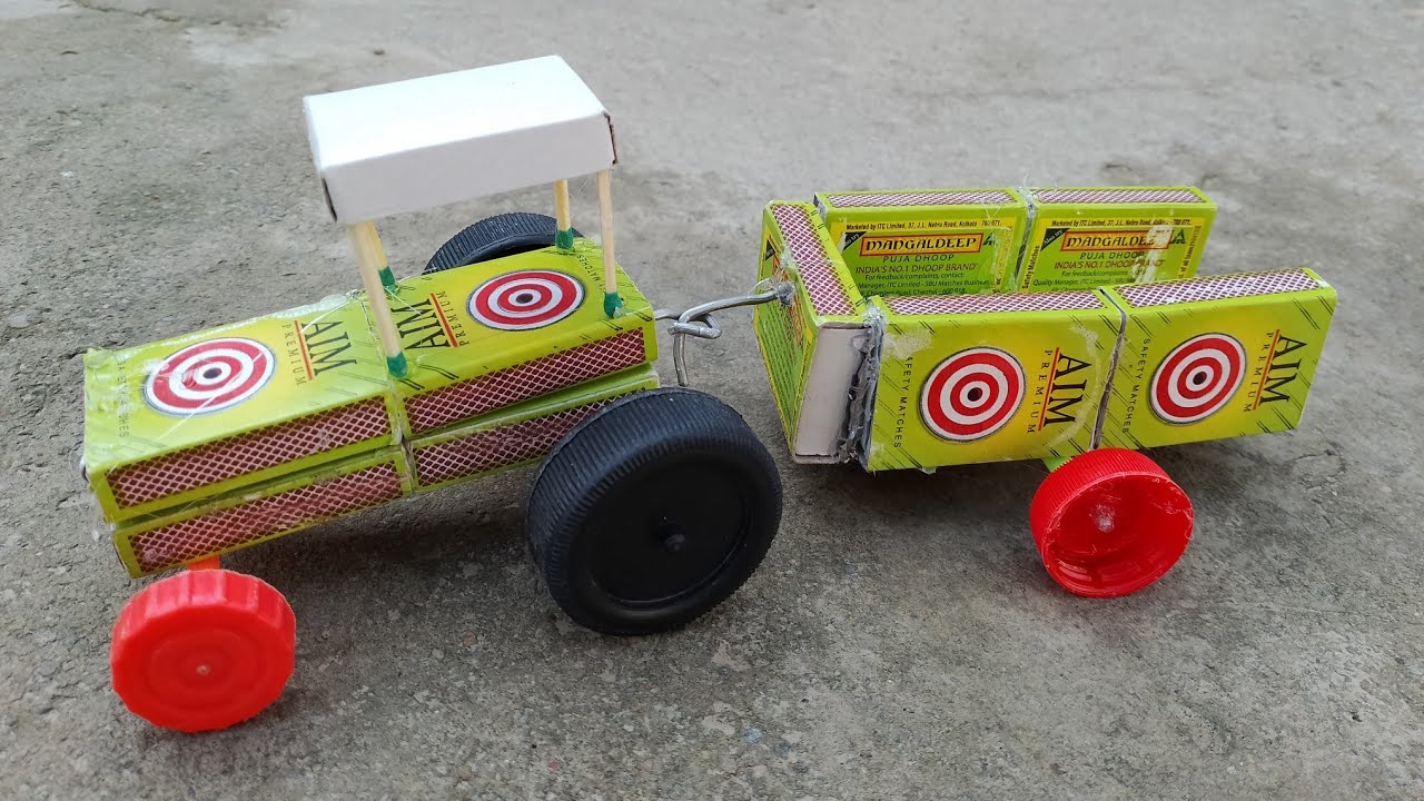 How to make diy tractor - YouTube