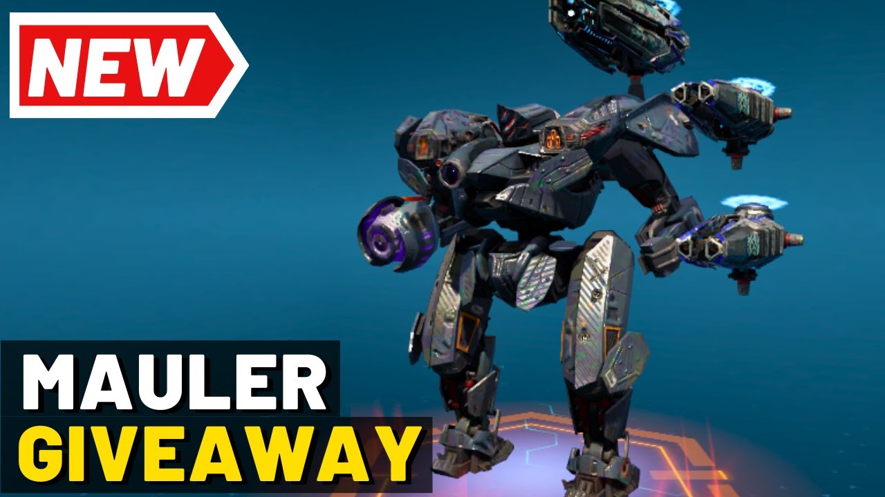 Mauler titan giveaway and gameplay - War Robots #WRWinMauler - YouTube