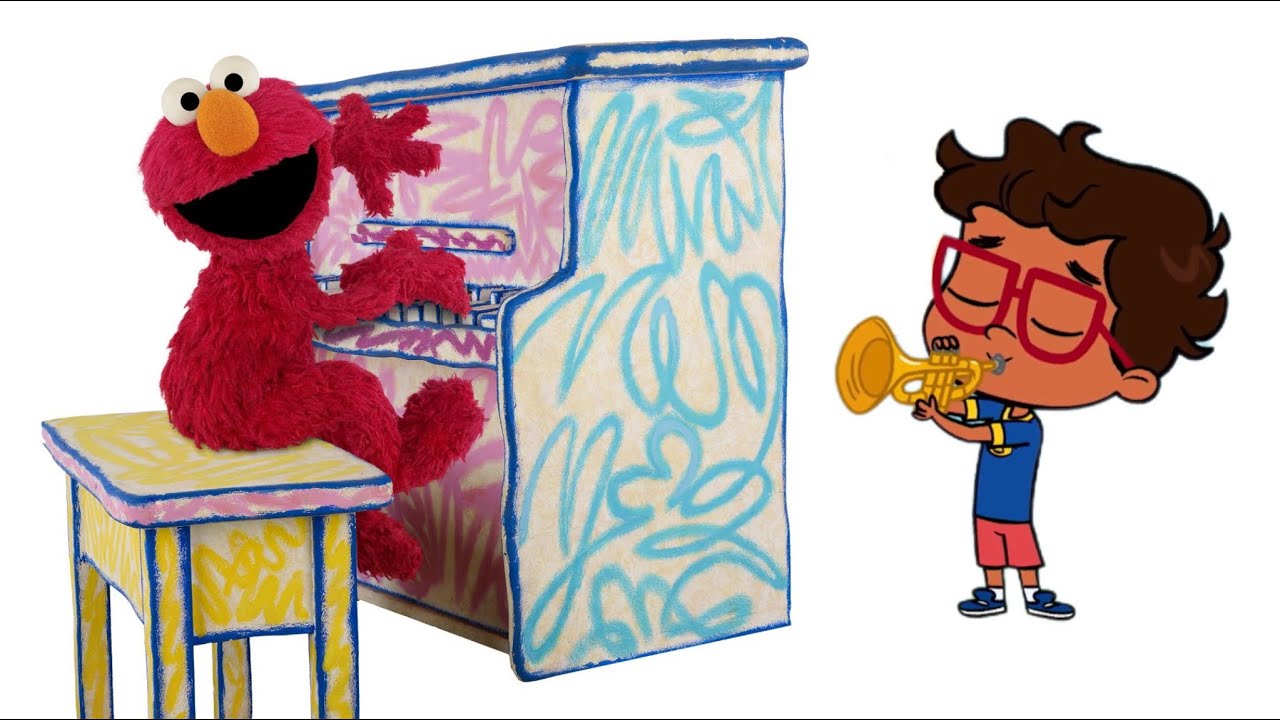 Elmo playing the Piano while Javi playing the Trumpet (Requested By ...