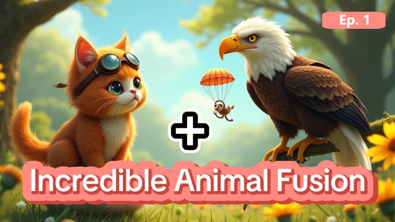 Incredible Animal Fusion. Learning about animals with your child #animals #EducationalCartoons ...