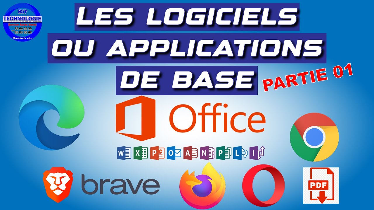 Apprenez l'essentiel des logiciels de base. Partie 01 - YouTube