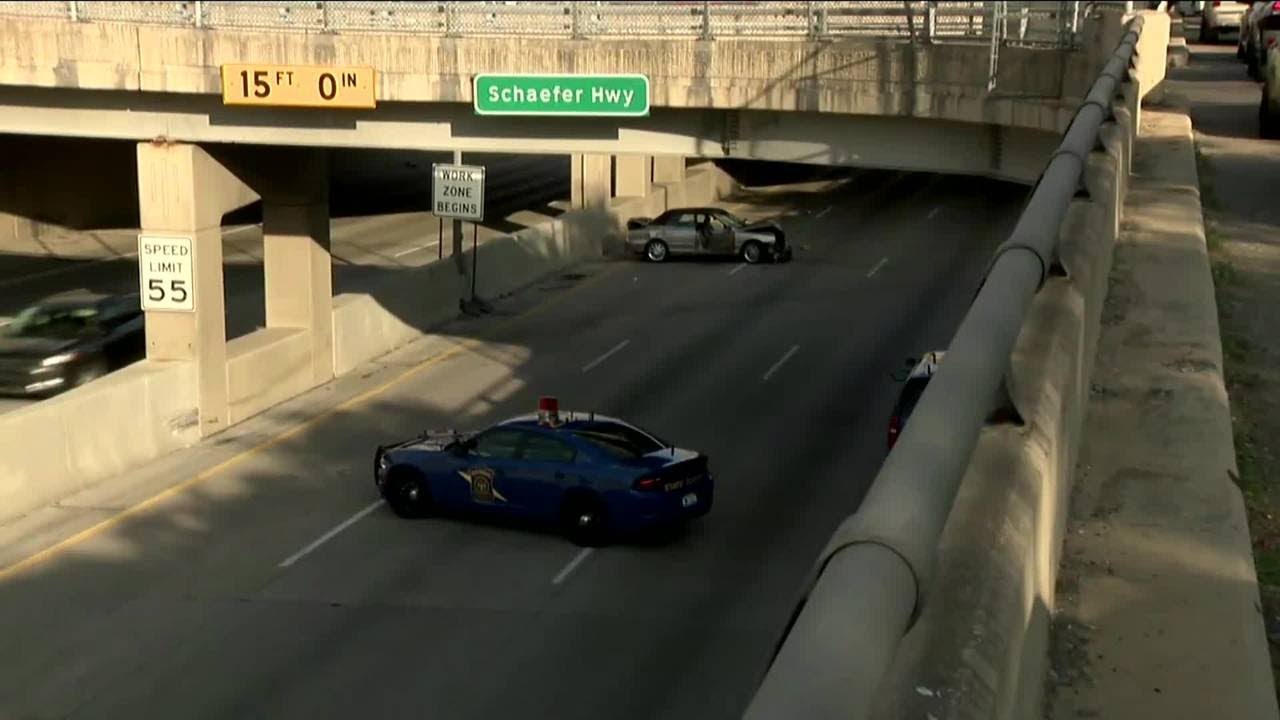 Video shows scene of Lodge Freeway shooting - YouTube