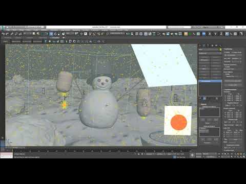 3DS Max Corona Snow Man Rendering Tutorial l 3DArchviz - YouTube