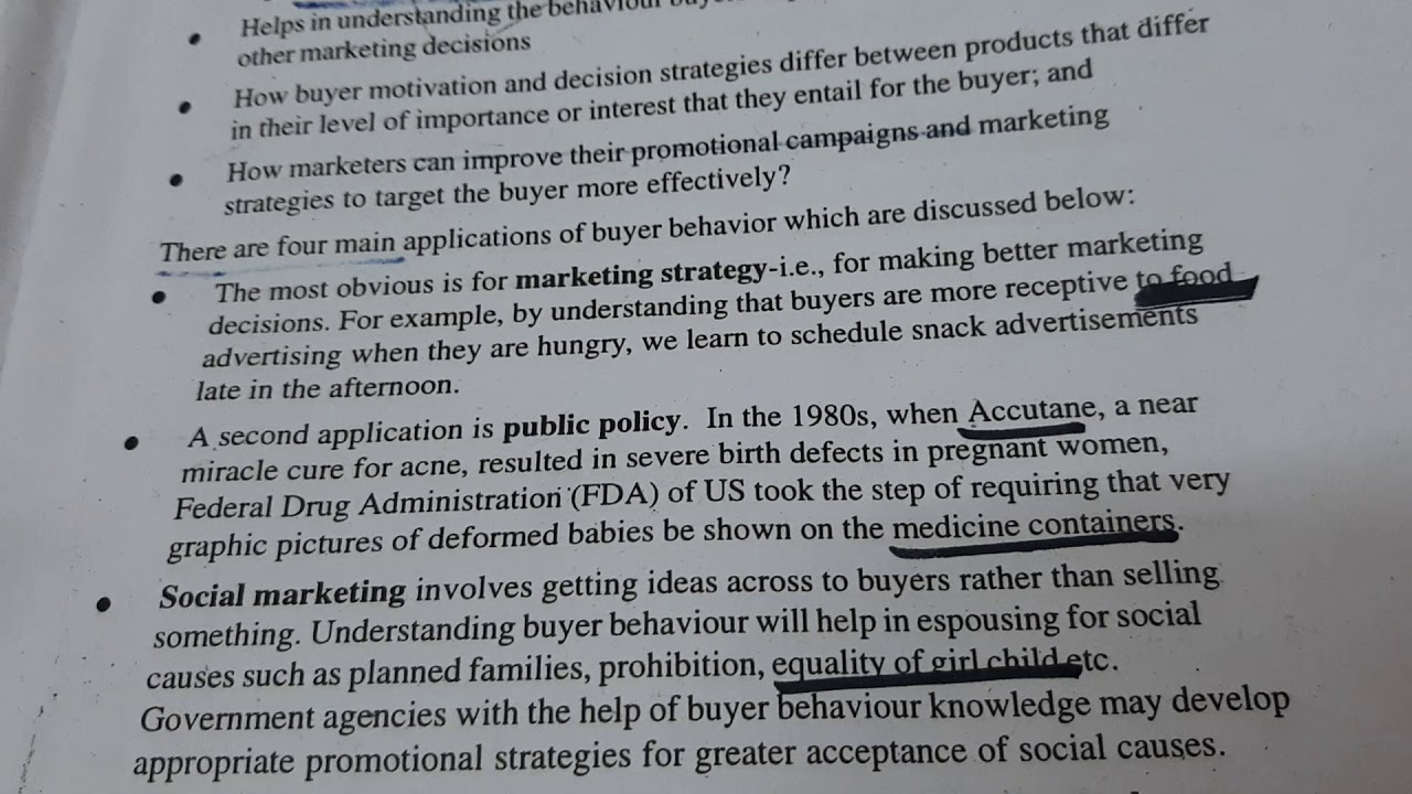 MC006 IMPORTANCE OF BUYER BEHAVIOUR - YouTube