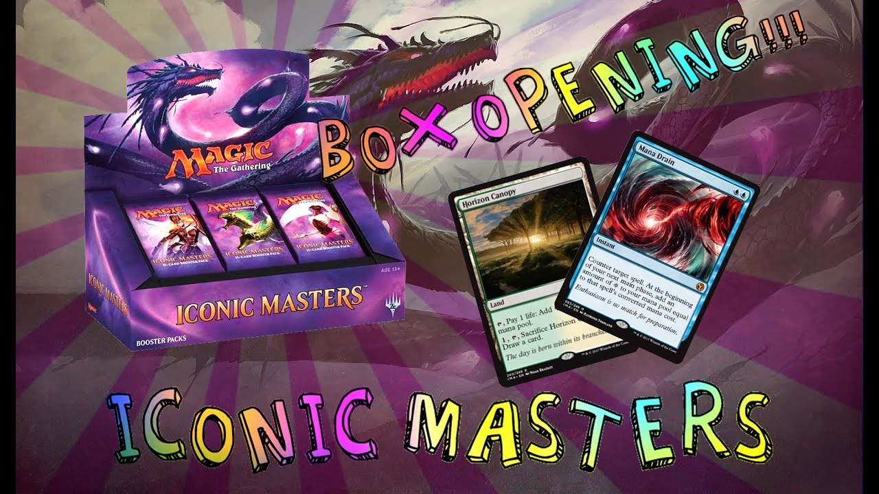 MTG Iconic Masters Box Opening - Unbelievable HITS!!!!! - YouTube