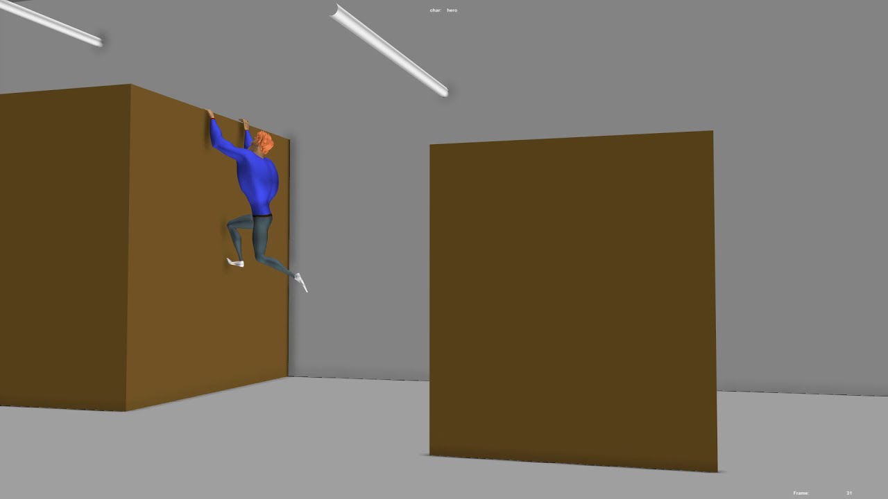 wall jump | character animation | Char_Animo - YouTube