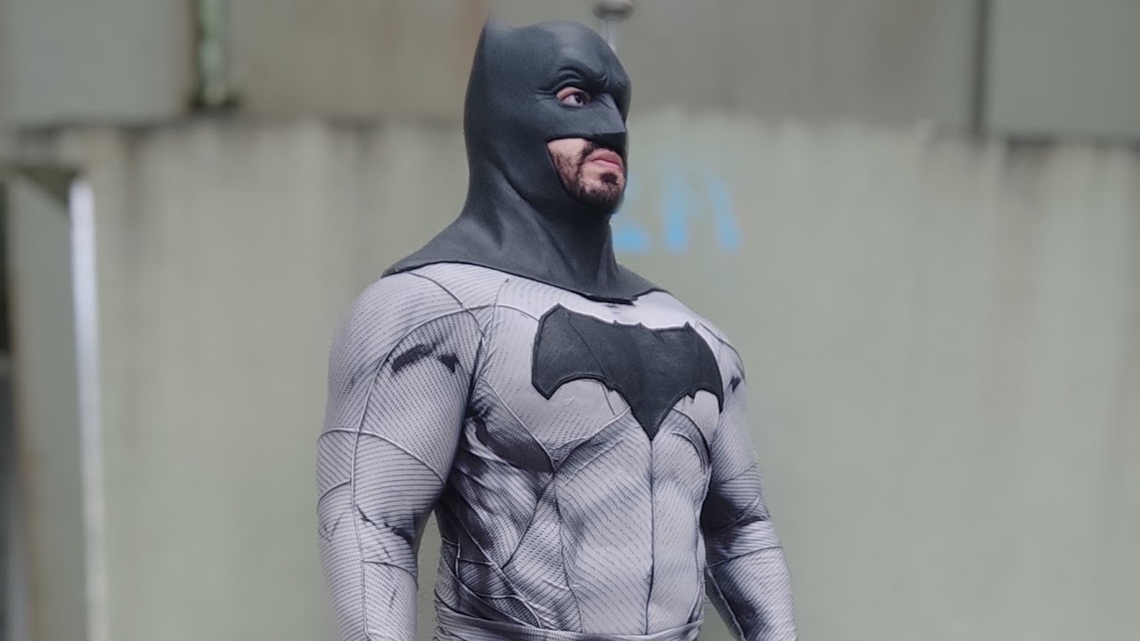 Batfleck BVS First suit up test - YouTube
