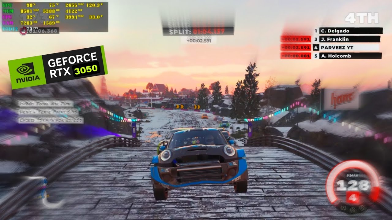 RTX 3050 | DRIT 5 CAR RACING GAMES | 4K 60 FPS - YouTube