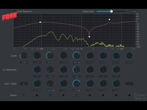 FREE vst Equalizer - 2S EQ - is a Parametric 7- band - EQ FREE Plugin ...