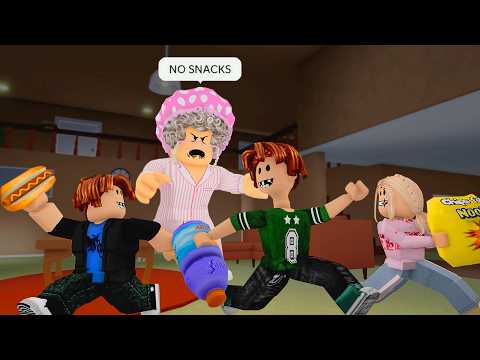 ROBBING GRANDMA - ROBLOX Dont Wake Grandma! 🤫 FUNNY MOMENTS