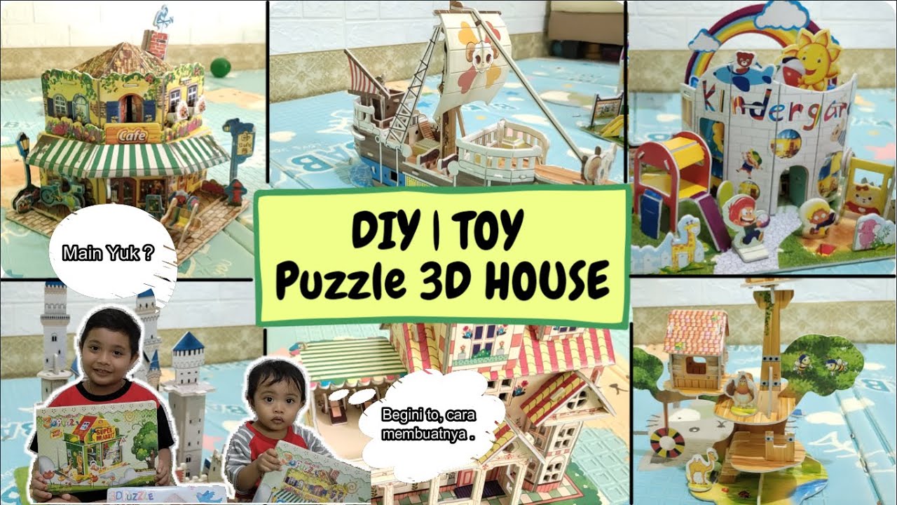 DIY 3D PUZZLE | TOY MINIATUR | Lets Play | Puzzle 3D Super - YouTube