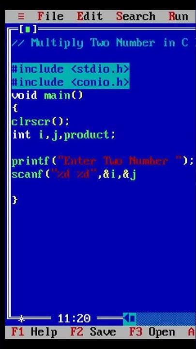 C Program to Multiply Two Numbers - Part 6 | C Programming #shorts #codeing - YouTube