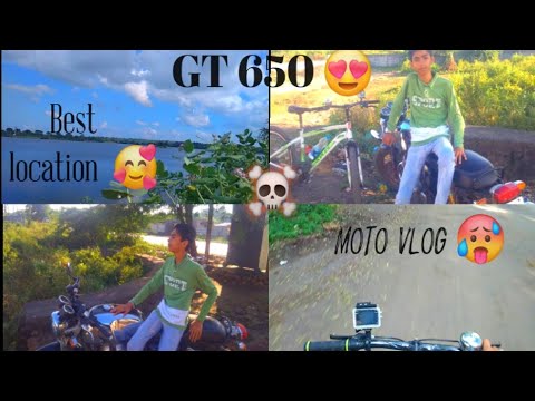 FIRST MOTO VLOG 🥵 GT 650 TWIN 😍 @UMER SK - YouTube