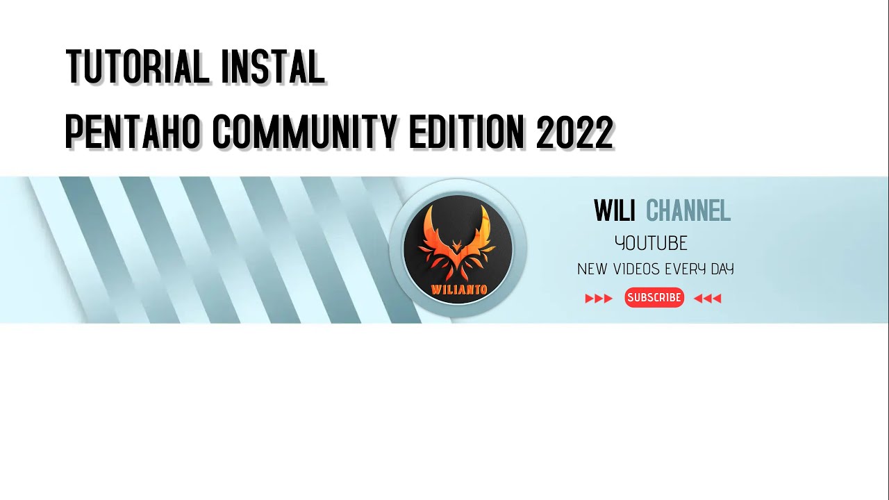 TUTORIAL INSTAL PENTAHO COMMUNITY EDITION - YouTube