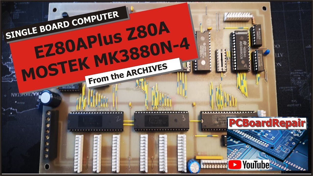 From the Archives: EZ80APlus Z80A Single Board Computer MOSTEK MK3880N ...