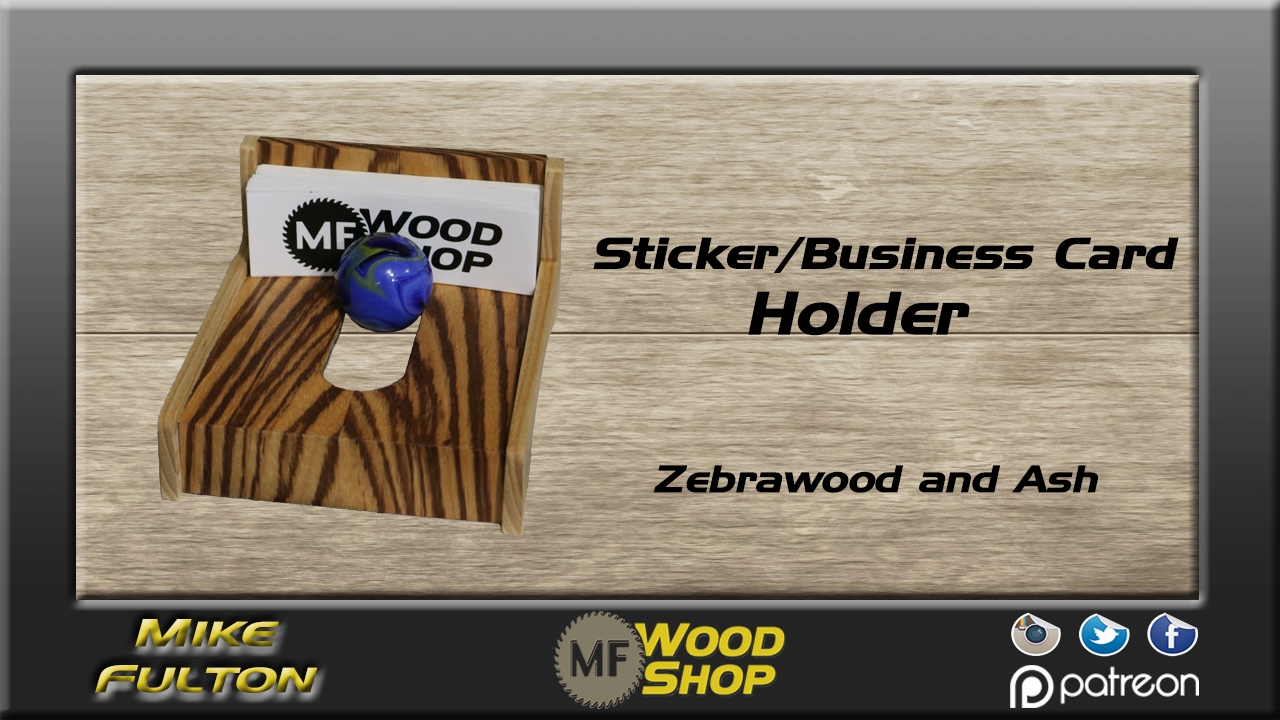 Sticker/Business Card Holder - YouTube