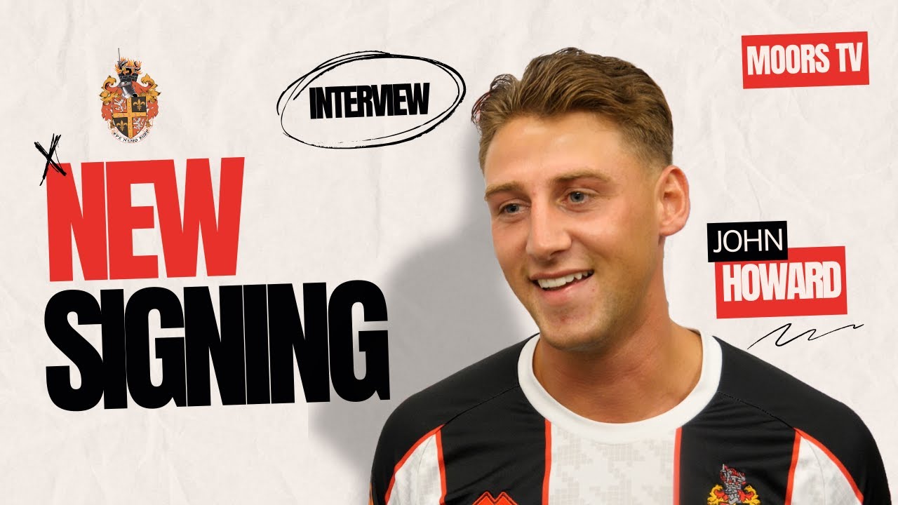 Interview | John Howard Signs For Spennymoor Town - YouTube