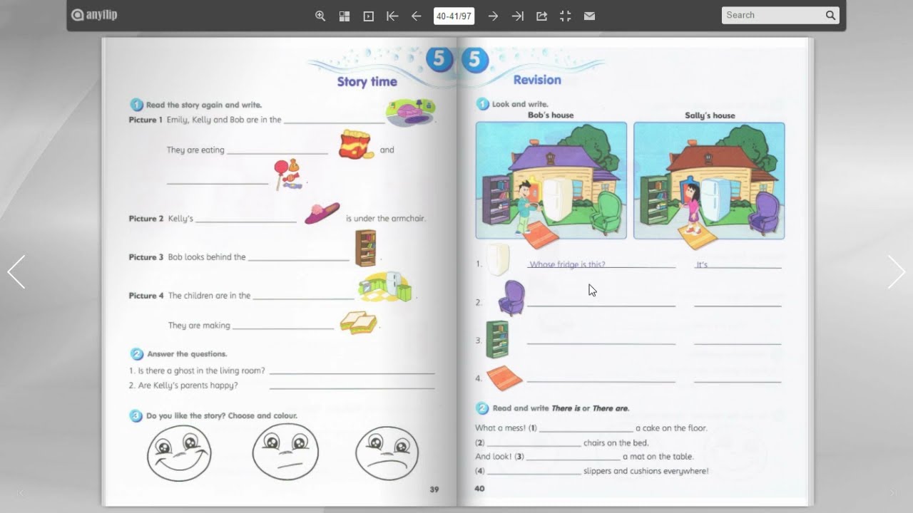 English Year 3 Workbook page 40 & 41 - YouTube