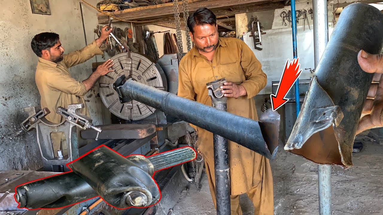 Rebuilding Heavy Dumper Gear Shaft // Restoring and Repairing - YouTube