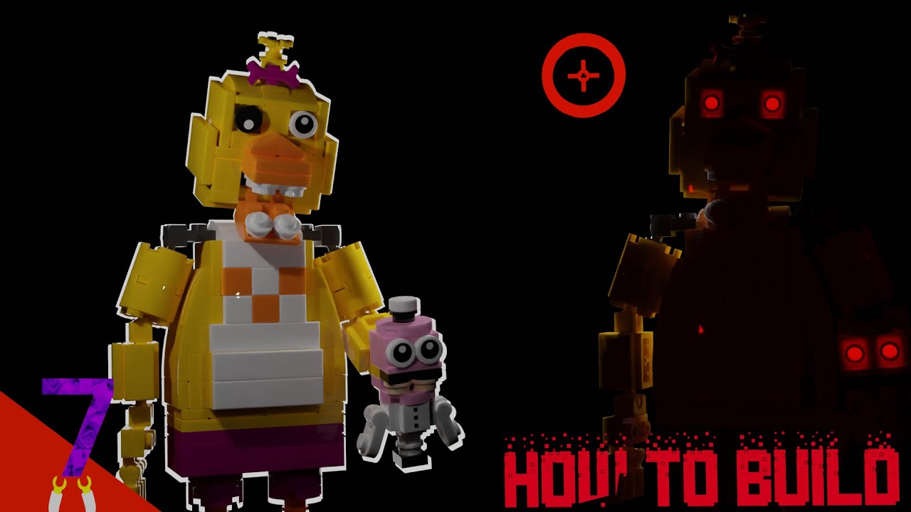 HOW TO BUILD LEGO CHICA FROM FNAF PLUS - YouTube
