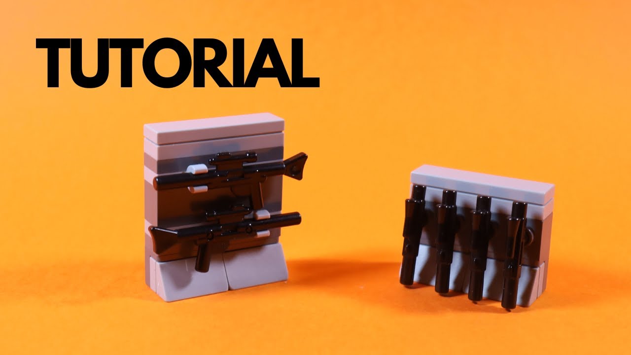 I Built a Gun Rack Out of LEGO! #lego #buildingblocks #howto # ...