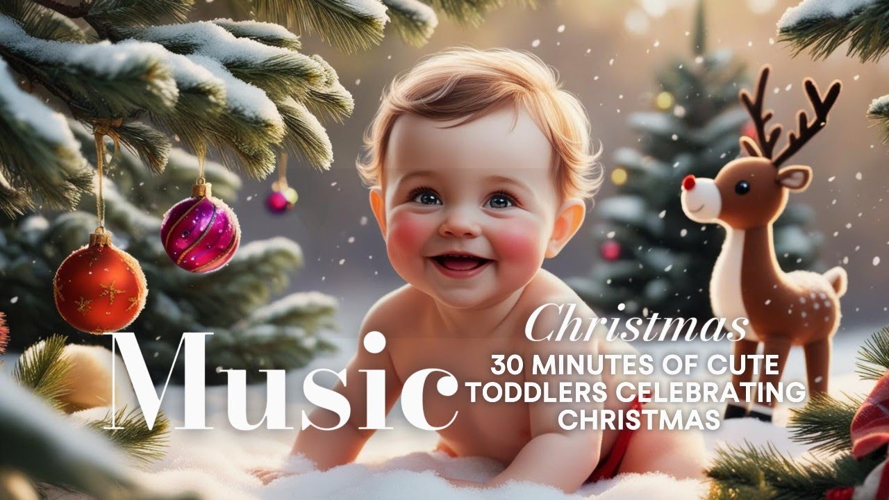 🎅 30 Minutes of Lively Christmas Music | Adorable Toddlers Celebrating ...