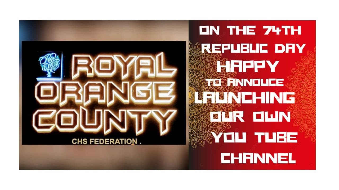 Royal Orange County launching our own channel :Vivek Wangikar - YouTube