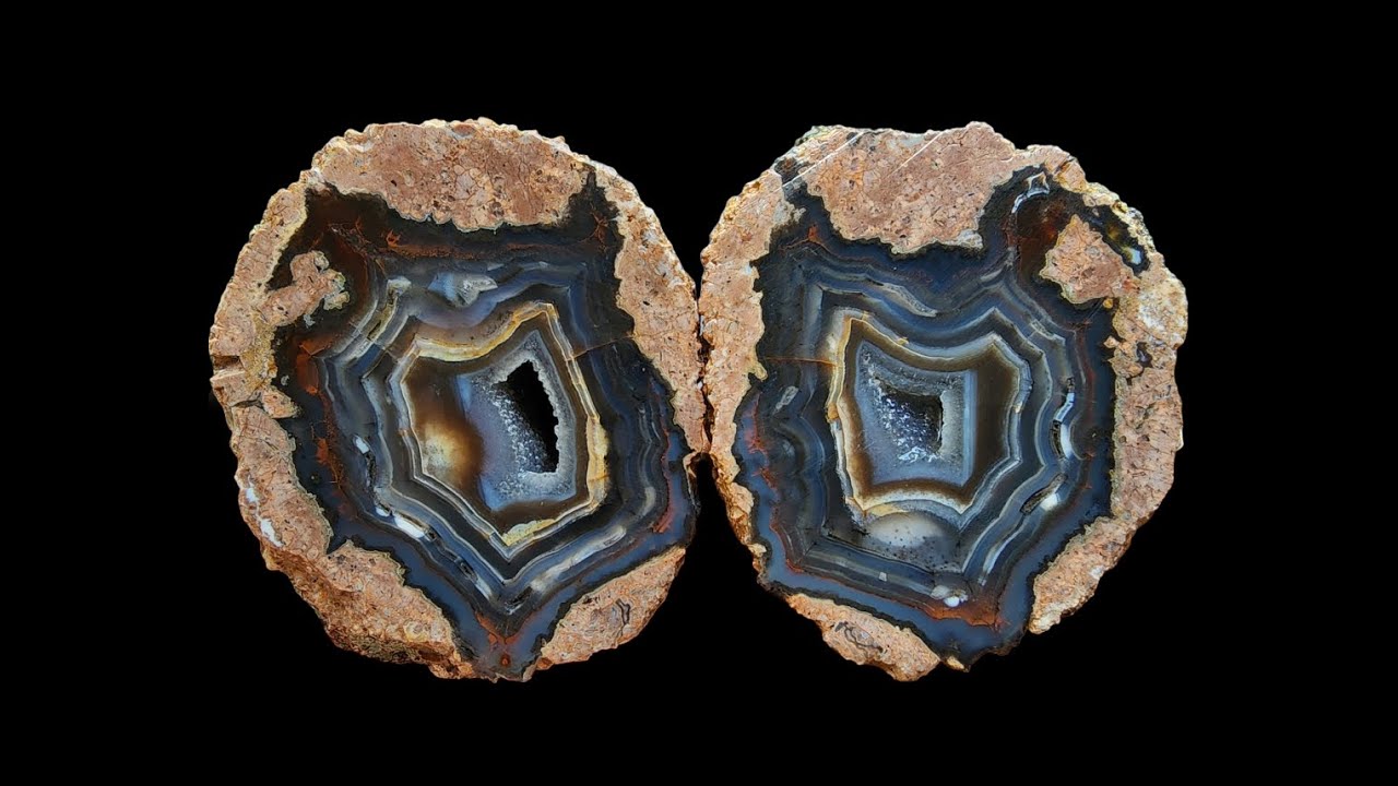 Natural Unpolished Geode & Thunder Egg - So Beautiful ️ - YouTube