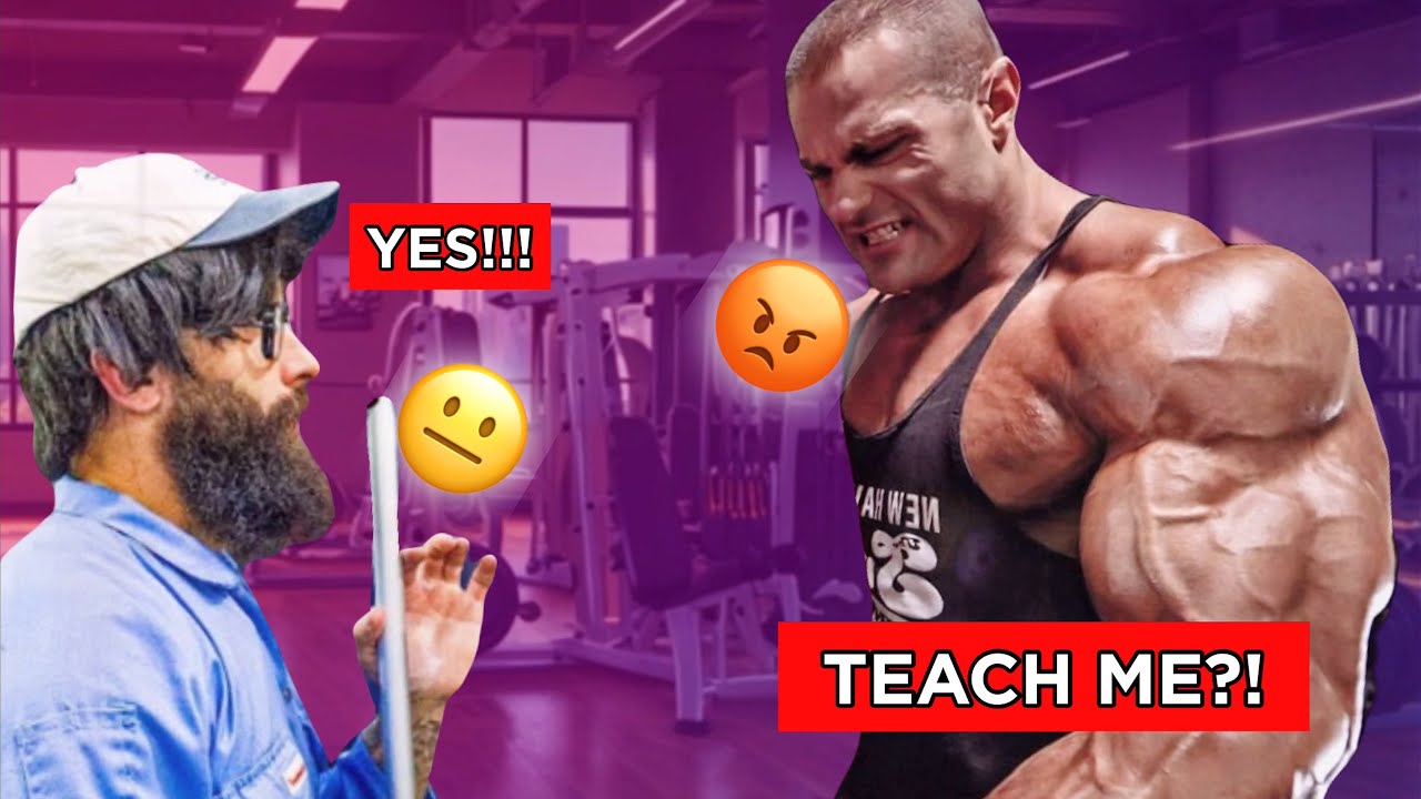 Destroy EGO With 32 KG mop! Pretending Cleaner in gym Prank! Anatoly ...