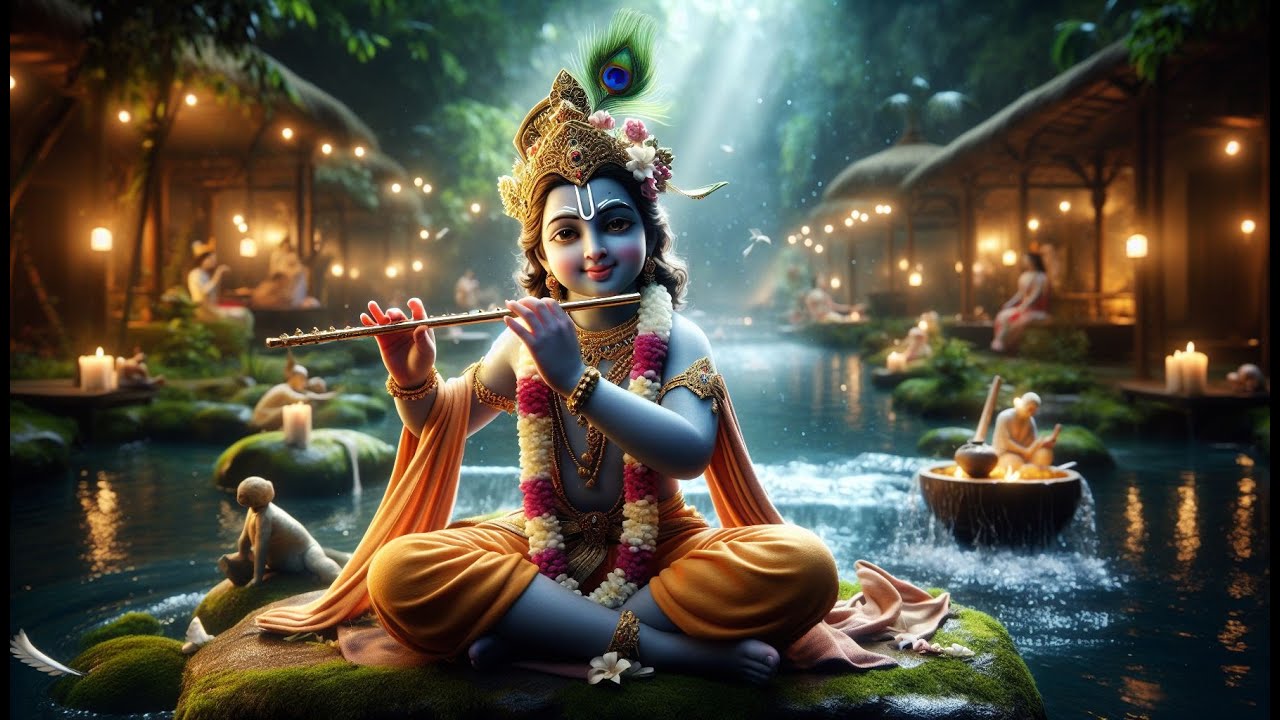 Lord Krishna Flute || Krishna Flute Relaxing Music ,Yoga Meditation ...
