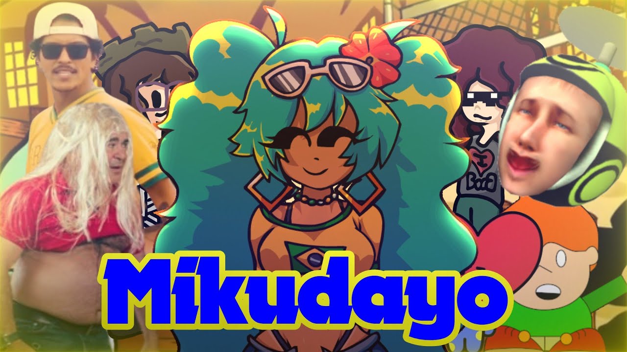 Mikudayo but every turn a different cover is used sing it 🎤 (FNF but ...
