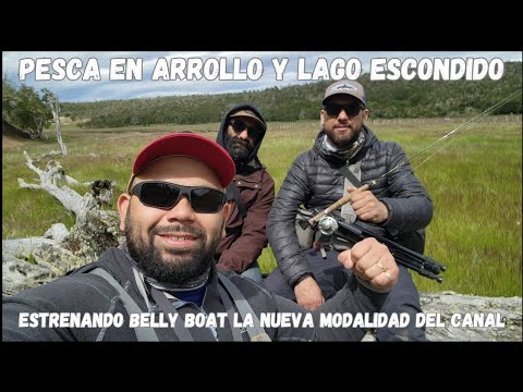 Pescando en ARROLLO y LAGO - A Caña Doblada - YouTube